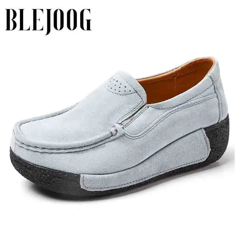 Mocasines-de-cuero-de-ante-de-vaca-para-mujer-zapatos-planos-de-plataforma-zapatillas-femeninas ...