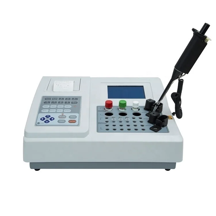 Veterinary-Auto-coagulation-analyzer-with-coagulometer-cuvette-fully ...