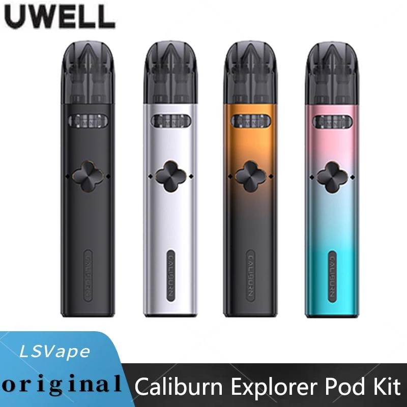 Uwell-Caliburn-Kit-sistem-Pod-Explorer-asli-baterai-bawaan-1100mAh ...