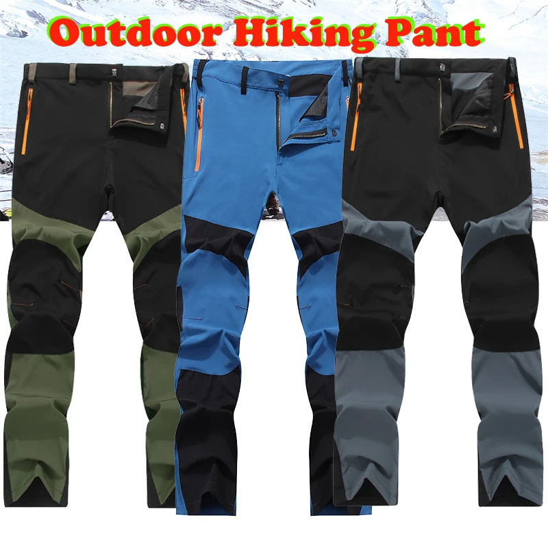 Camping-Hiking-Winter-Outdoor-Sport-Pants-Warm-Waterproof-Fleece ...