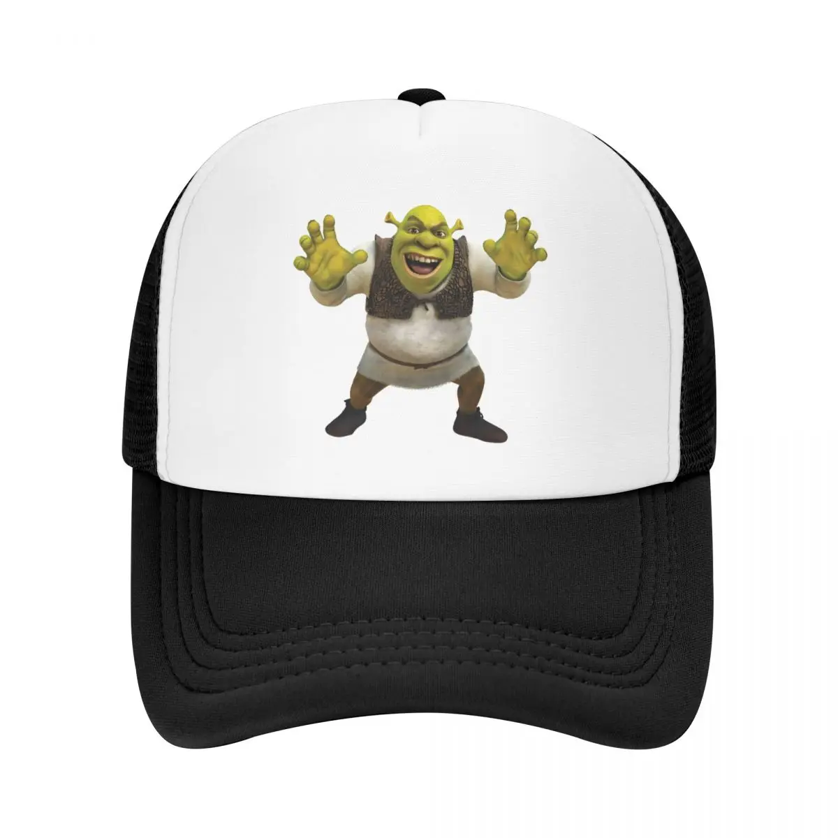 Classic Shrek Smile Trucker Hat Women Men Personalized Adjustable ...