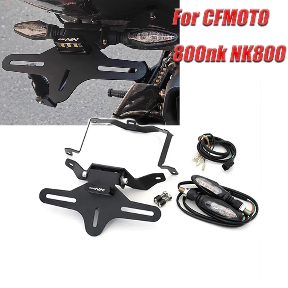 For-CFMOTO-800nk-NK800-2023-Motorcycle-Taillight-License-Plate-Holder ...
