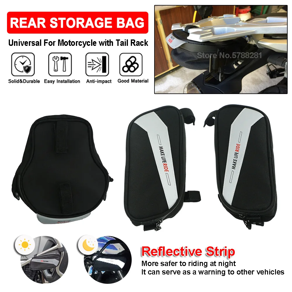 Motorcycle Tail Bag Storage Bag Saddlebag For HONDA CB500X NC750X ADV ...