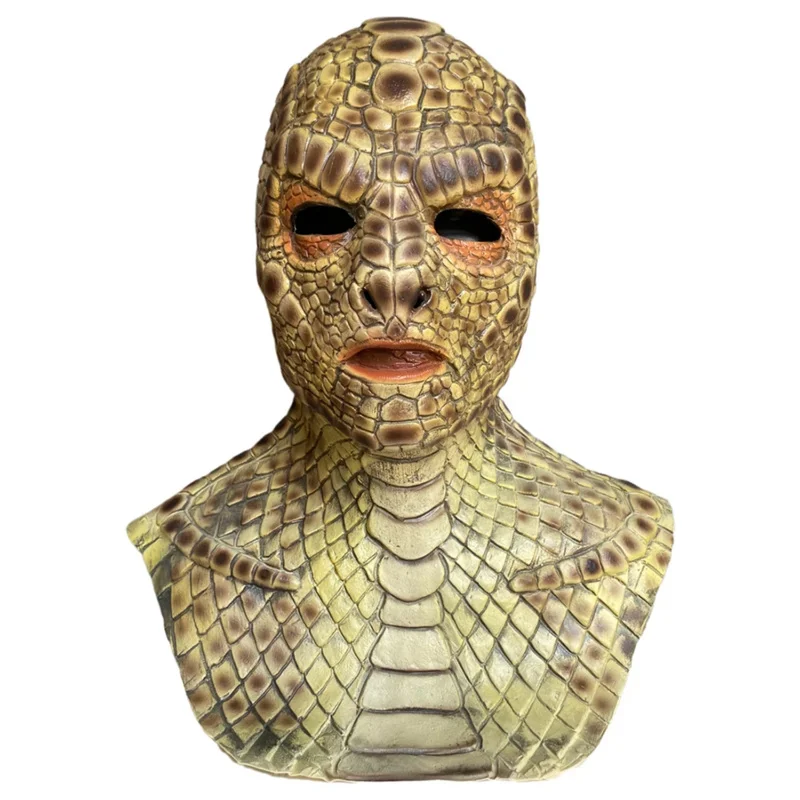 Scary-Snake-Man-Mask-Halloween-Horror-Viper-Mask-Novelty-Latex-Animal ...