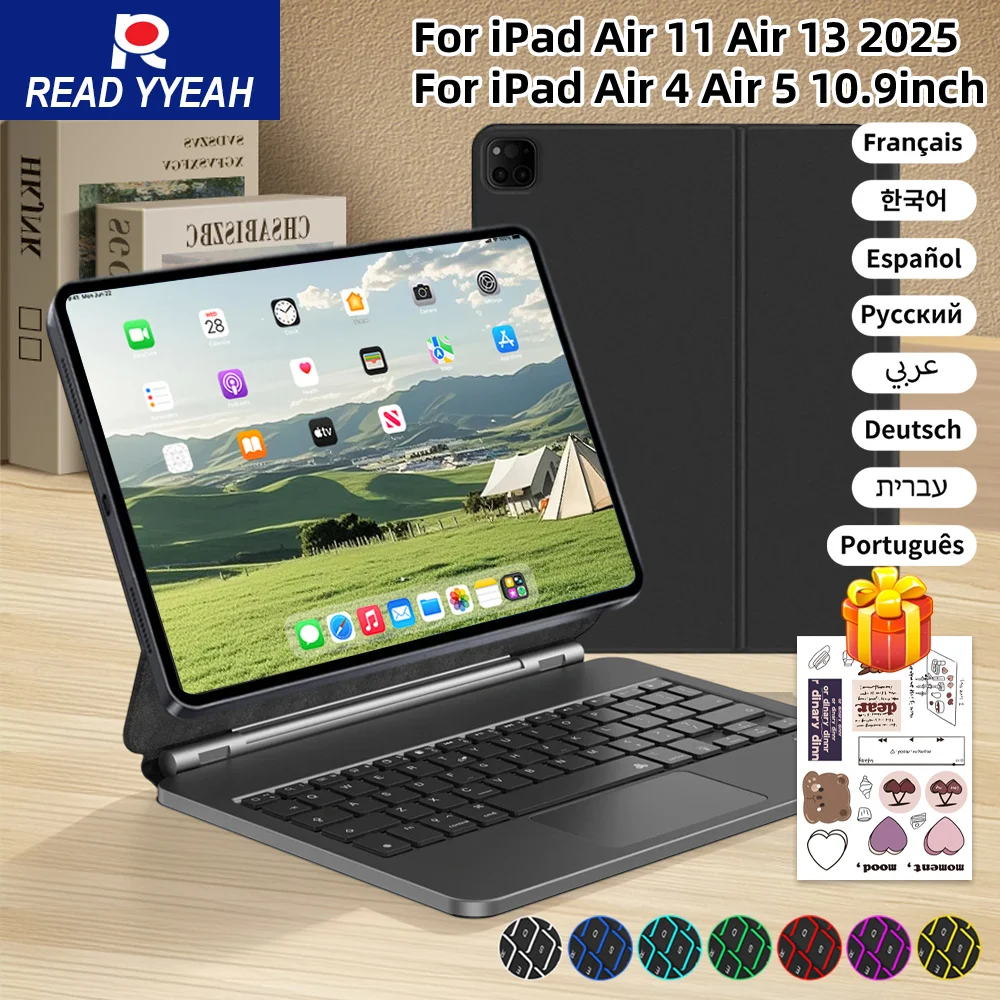 New Backlit Magic Keyboard for iPad 11 A16 2025 Cover 10th Gen Pro 11 ...