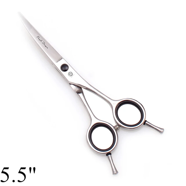 Dog Grooming Scissors Professional 5.5" 6" 7" 8" JP Stainless Bend UP ...