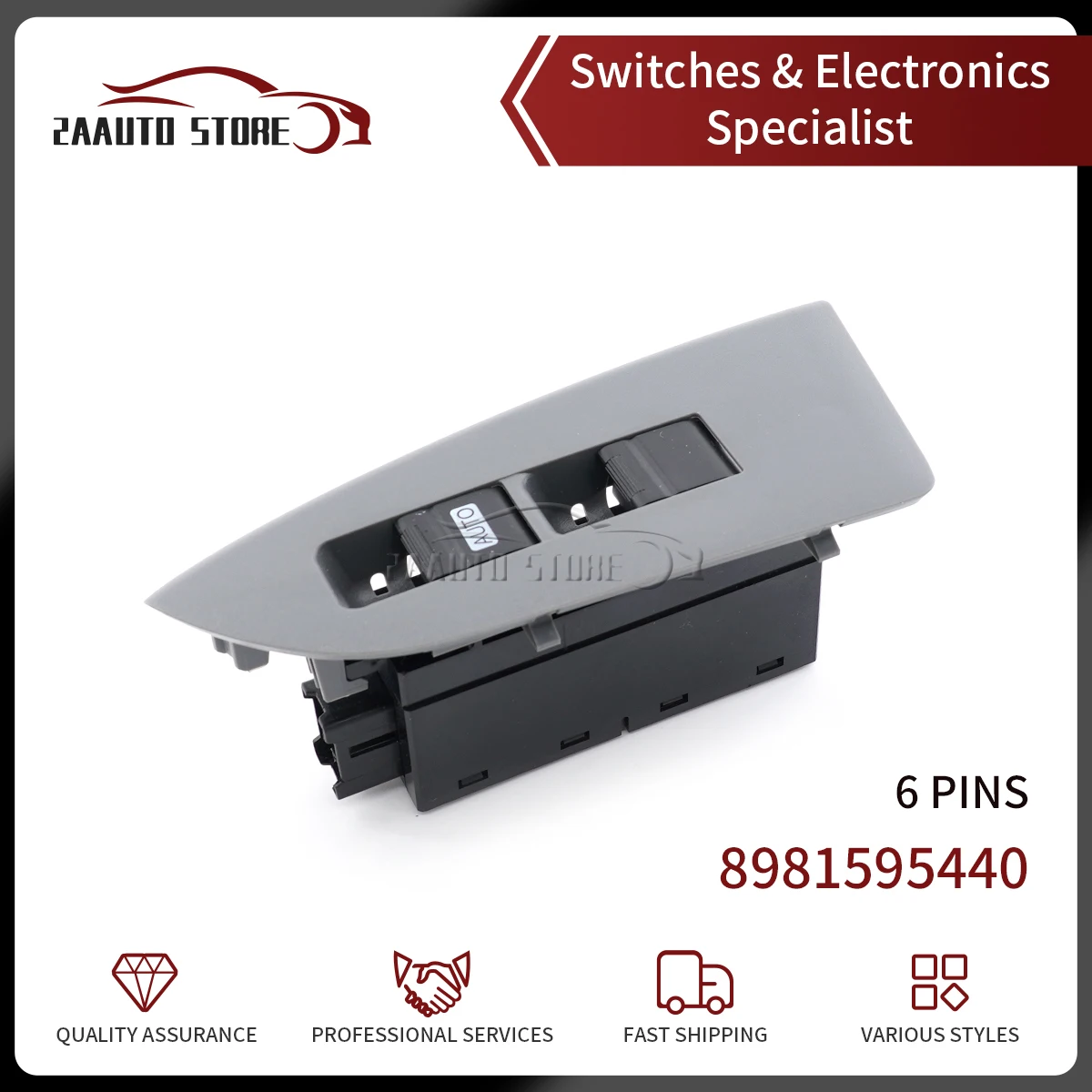 LHD Driver Left Side Car Electric Power Master Window Lifter Switch ...