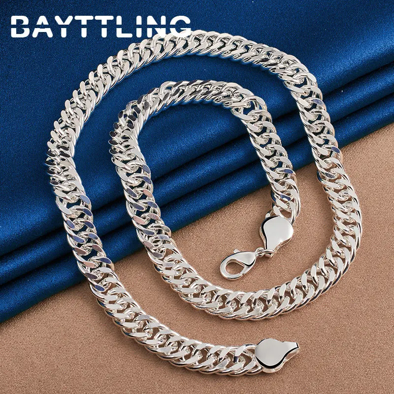 925-Sterling-Silver-20-24-Inches-10MM-Fine-Snake-Chain-Hip-Hop-Necklace ...