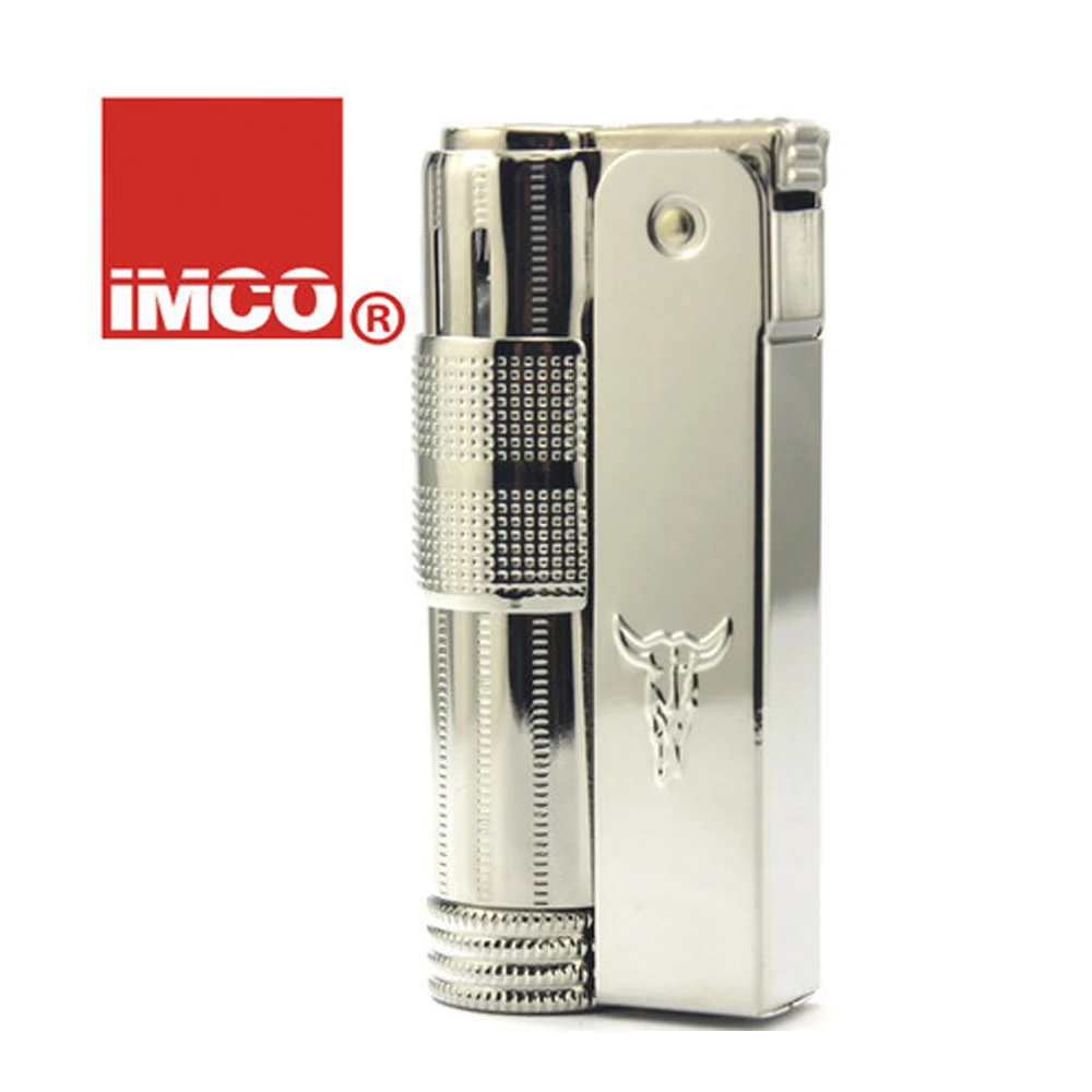 IMCO-Stainless-Steel-Metal-Bull-Gasoline-Lighter-Silver-6700-IMCO-Akmak ...