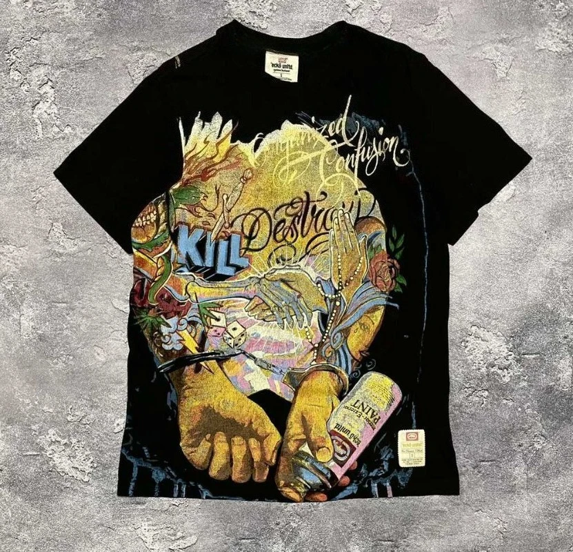 Y2K ECKO Exclusive Mens Graphic Cool Play Skate Kid Print T Shirt High ...