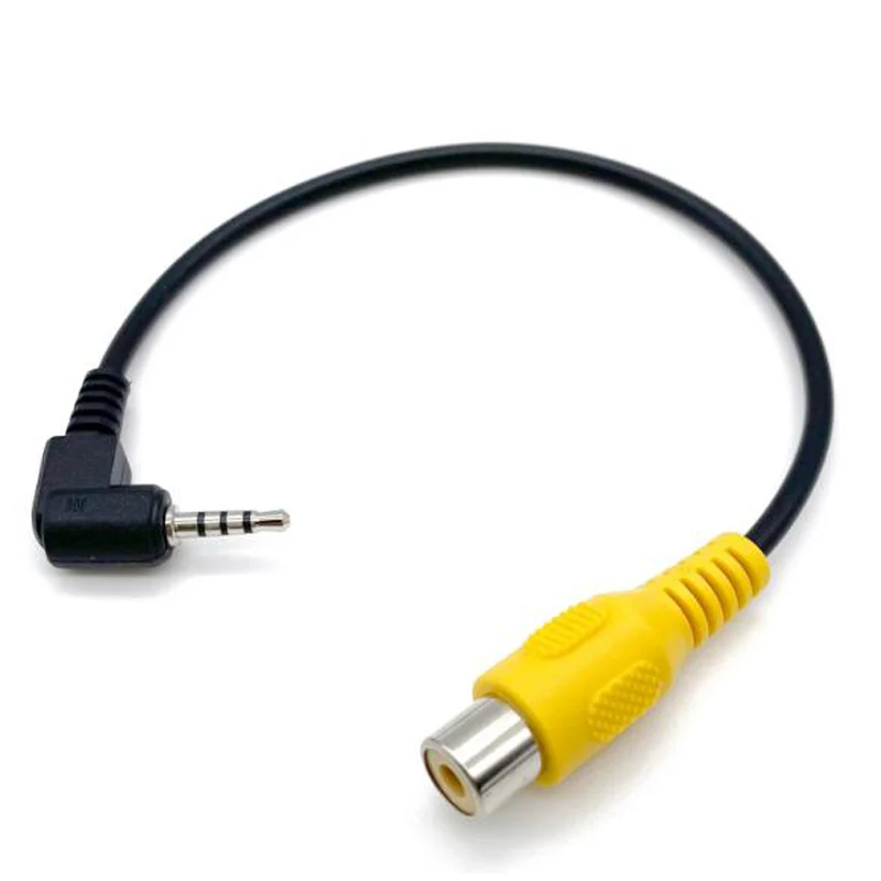 Video Input Adapter Car Gps Av-in Converter 2.5mm Male Plug Cable Rca ...
