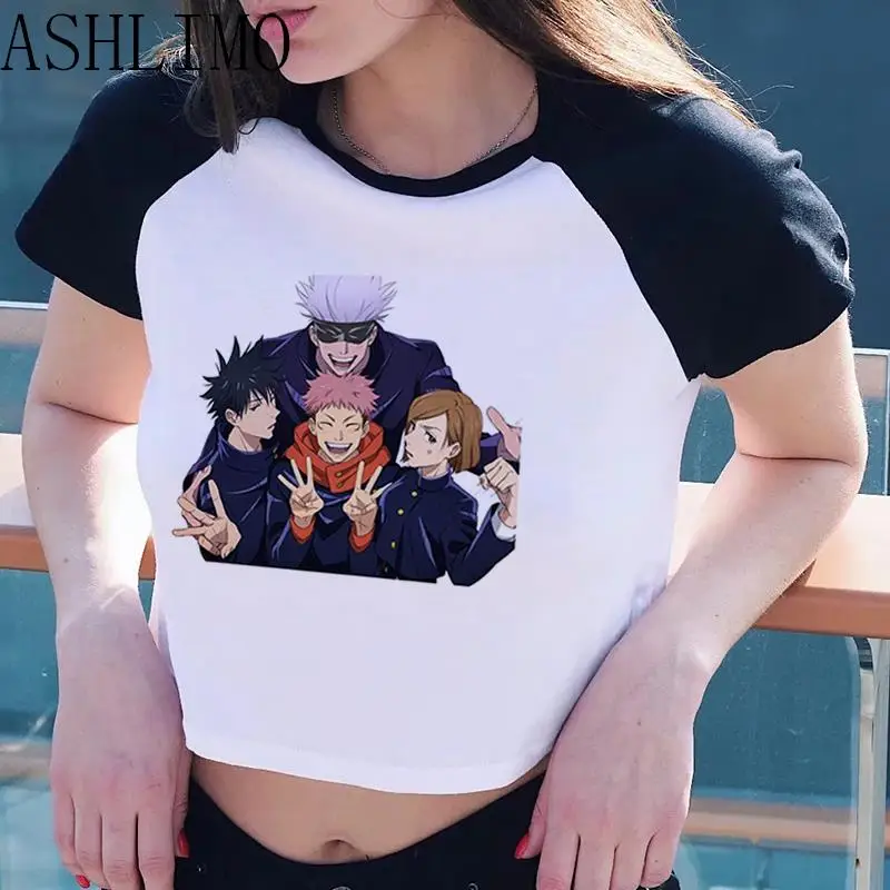 Anime Harajuku Crop Top | Anime Crop Top Shirt | Crop Top Shirt Japan ...