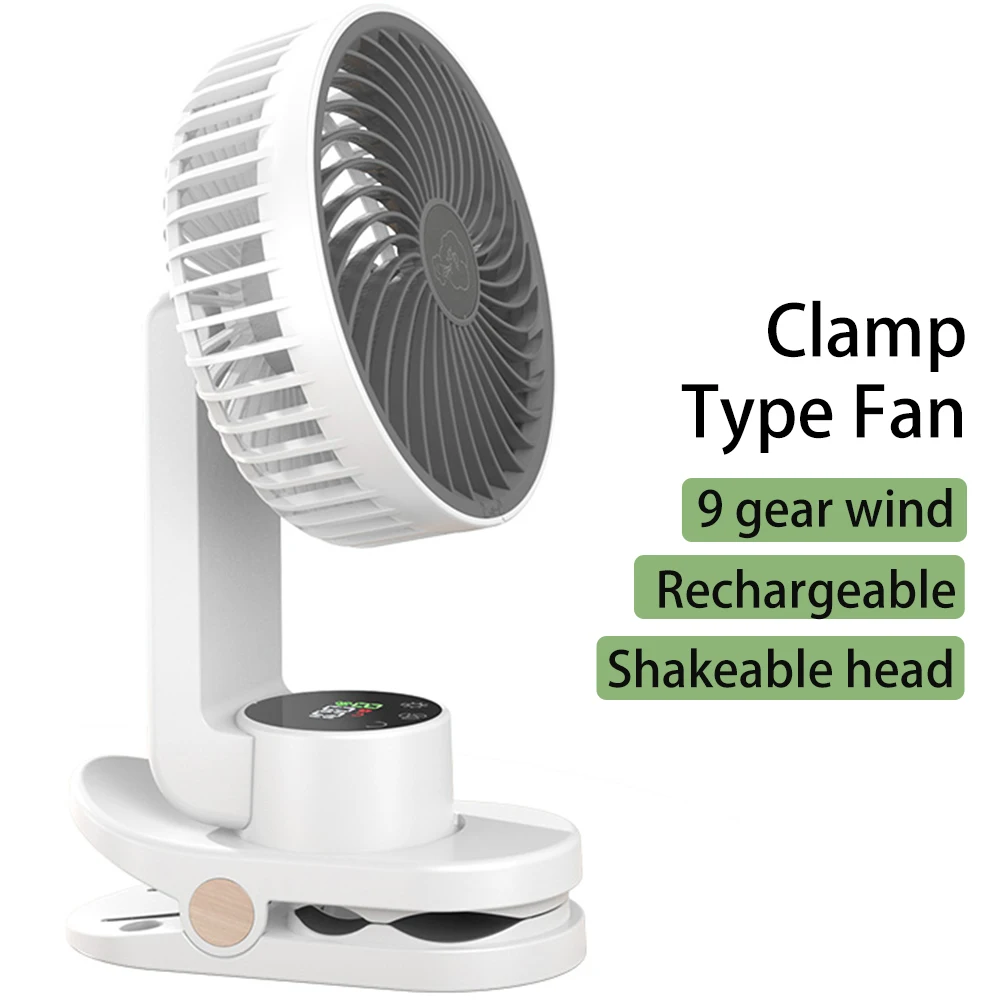 5000mAh-Rechargeable-Desktop-Electric-Fan-With-High-Wind-Power-And-Low ...