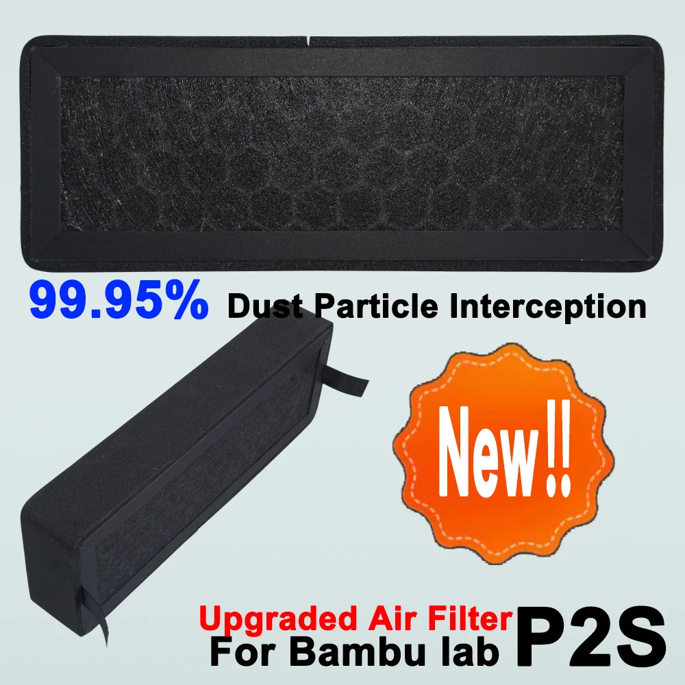 Upgrade For Bambu Lab P2S Filter HEPA 13 Activated Carbon Combo Air ...