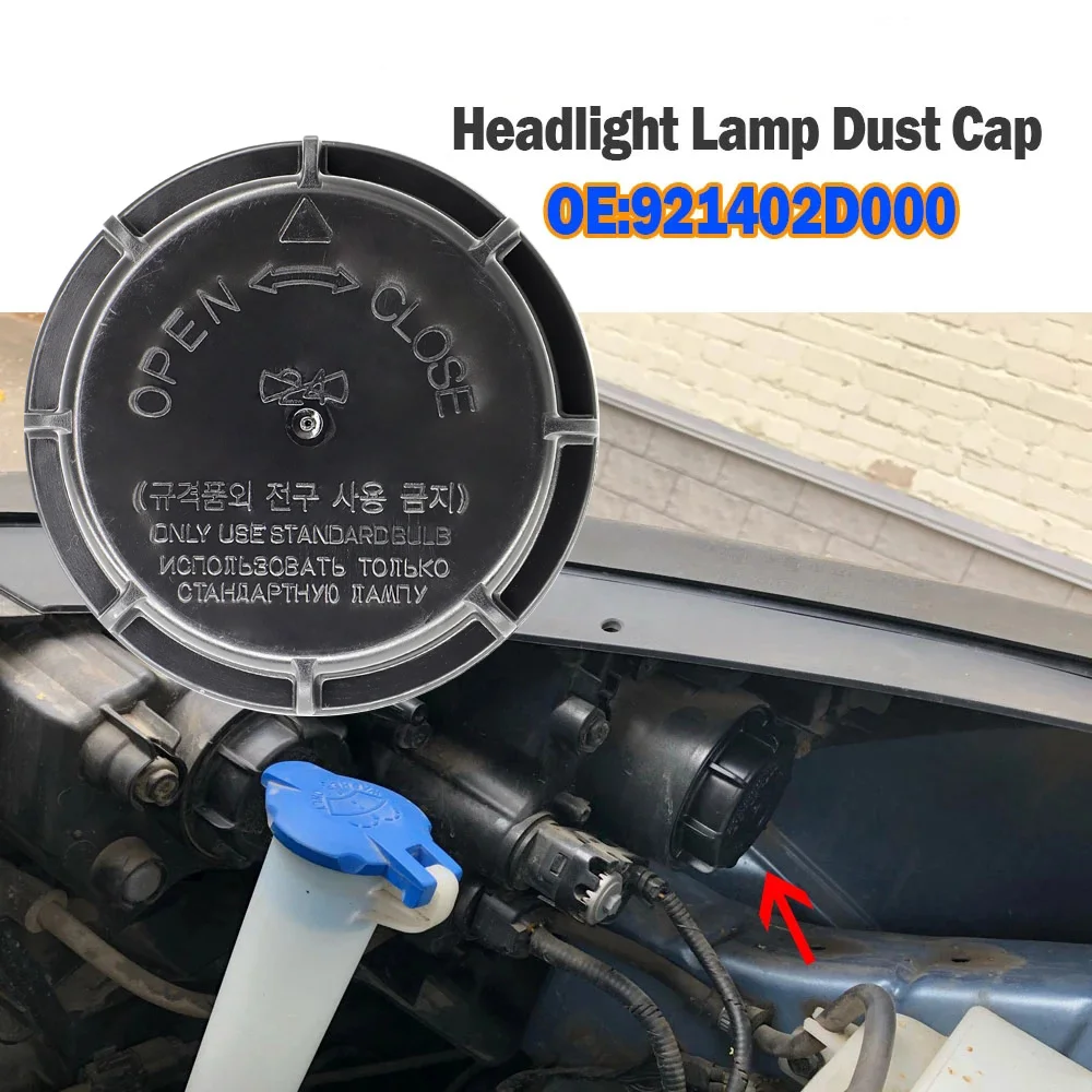 Car Headlight Lamp Dust Cap Cover Light Covers Caps 921402D000 For ...