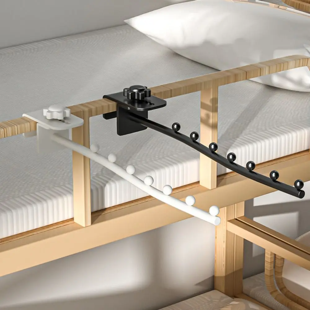 Wall-Mount-Clothes-Hanger-Student-Dormitory-Bedside-Clothes-Drying-Rack ...