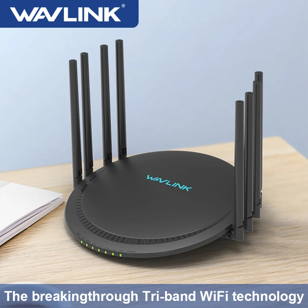 Ac3000 Mu-mimo Tri-band Wireless Wifi Router 2.4g+5ghz With Touchlink ...
