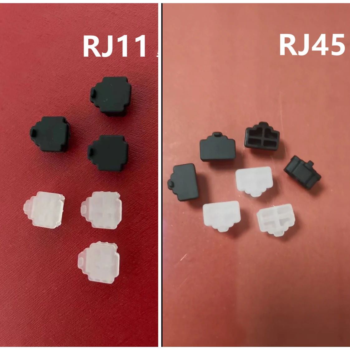 RJ45-RJ11-dust-cap-Black-TPU-protective-cover-Free-shipping-FTTHeLink ...