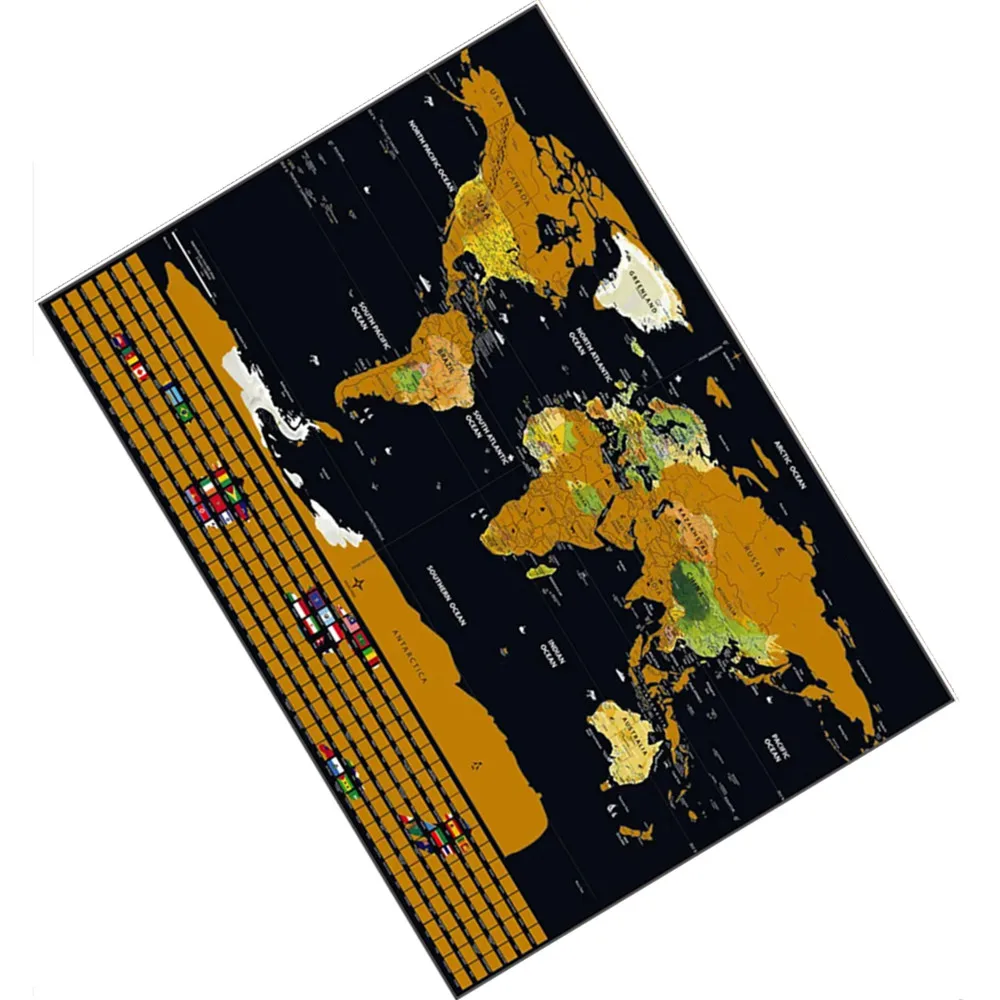 Classic-Gold-Black-Travel-Scratch-Map-Wall-Painting-Deluxe-Scrape-off ...
