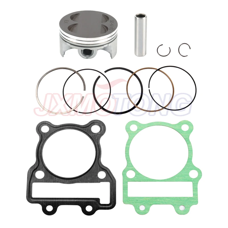 YX150 160 CC Engine 60/62mm Piston Kit For Kitaco YX 4 Valve Cylinder ...