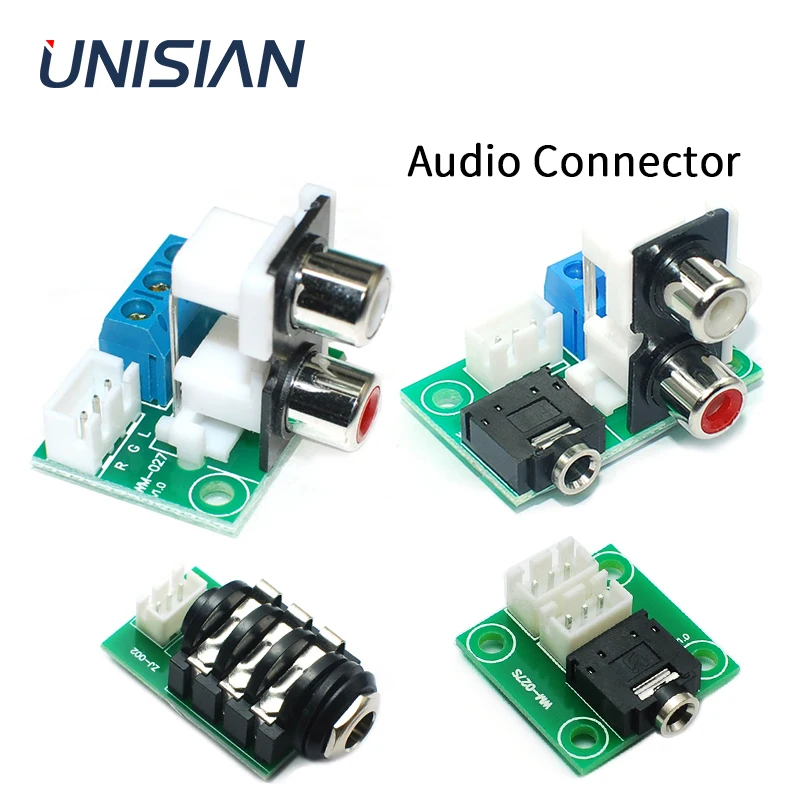 UNISIAN-Audio-Connection-AUX-3-5mm-RCA-to-XH2-54mm-Signal-Adapter-Board ...