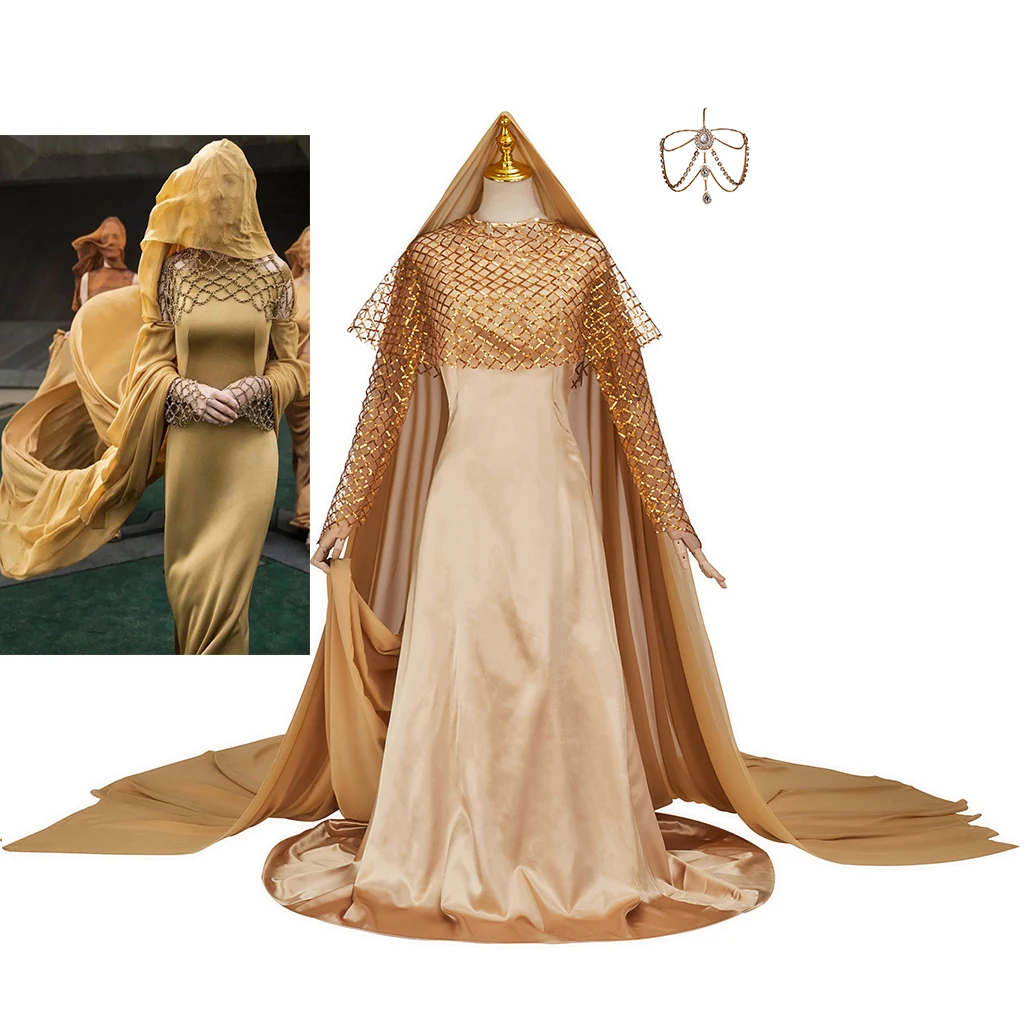 Lady-Jessica-Cosplay-Costume-For-Women-Luxury-Exquisite-Dress-Cloak ...