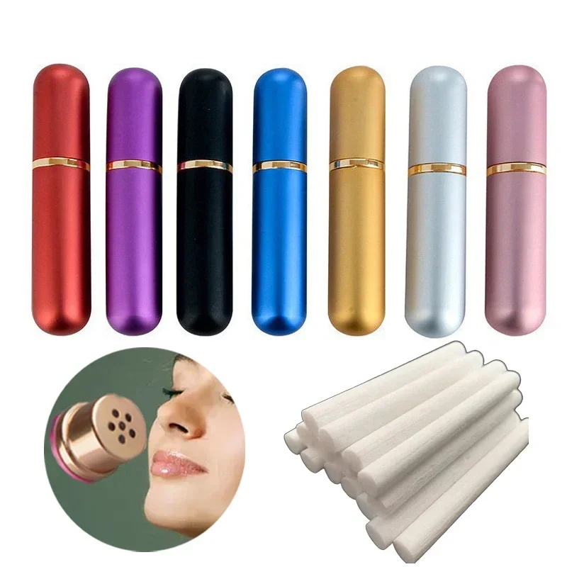 1PC-5ml-Colored-Aluminum-Nasal-Inhaler-with-high-quality-white-cotton ...