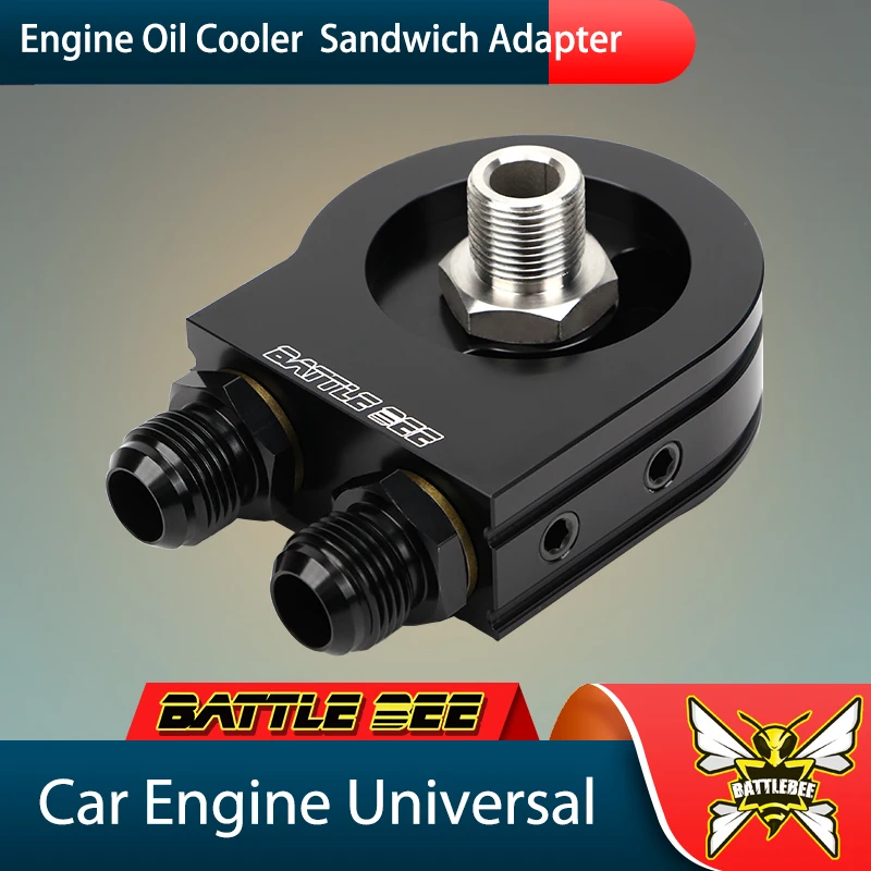 Universal-Car-Modification-Oil-Filter-Sandwich-Plate-Adapter-Engine ...
