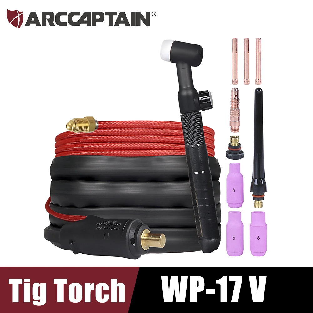 ARCCAPTAIN-TIG-Torch-WP-17V-Air-cooled-Argon-TIG-Welding-Torch-with-13 ...