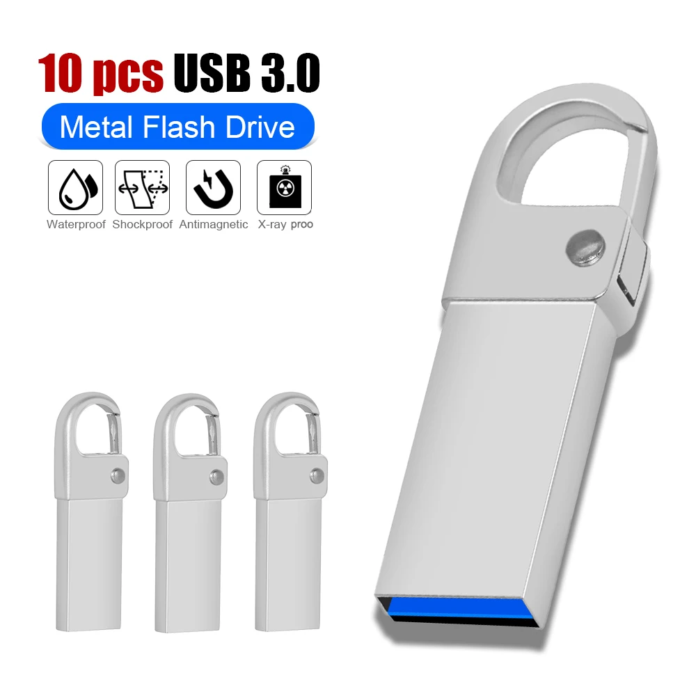 10pcs-Cle-USB-3-0-mini-flash-disk-metal-pen-drive-64GB-key-Usb-pendrive ...