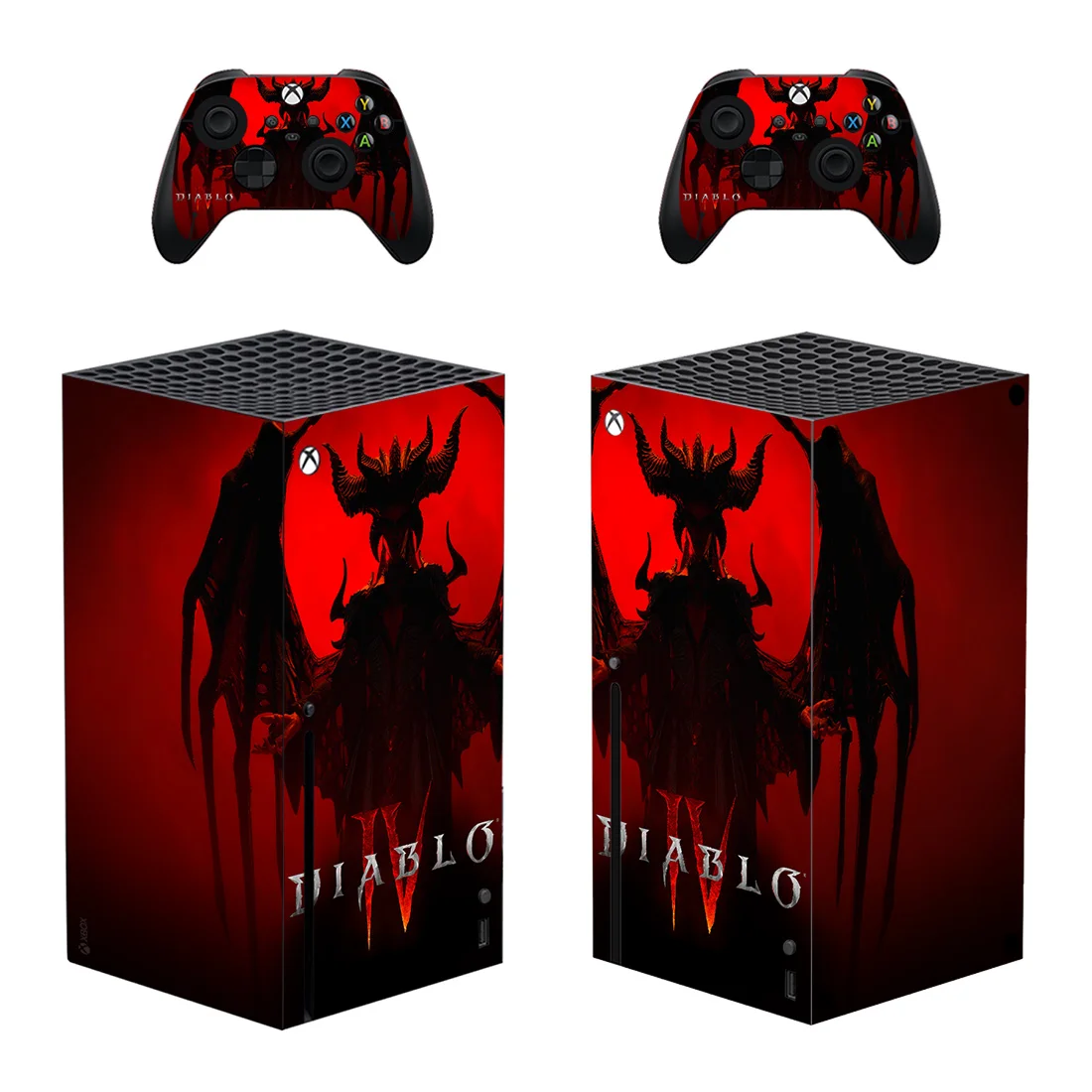 Diablo-4-Protector-Sticker-Decal-Cover-for-Xbox-Series-X-Console-and ...