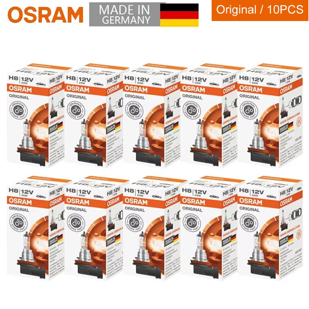 OSRAM Original H8 12V 35W 3200K Standard Halogen Auto Fog Lamp ...