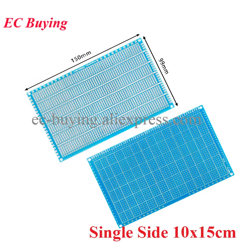 Diy 10*15cm Blue Single Side Prototype Paper Pcb Universal Experiment ...
