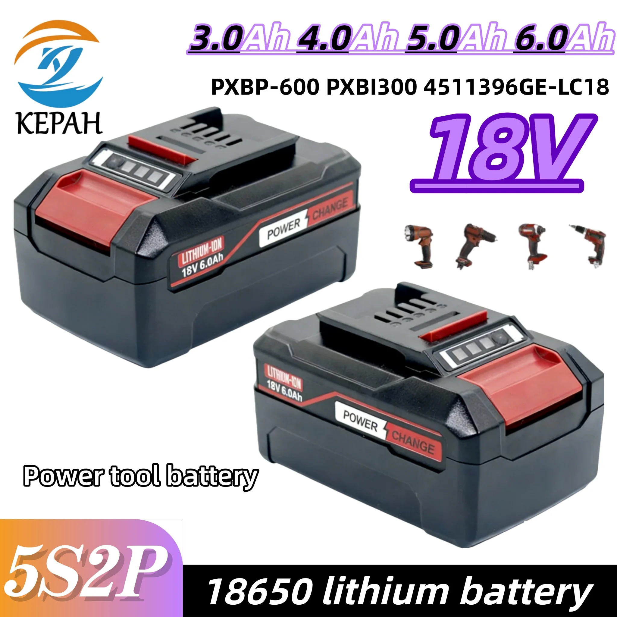 New 18V6.0Ah High-Capacity Battery｜X-change PX-BAT4 4511396 Long ...