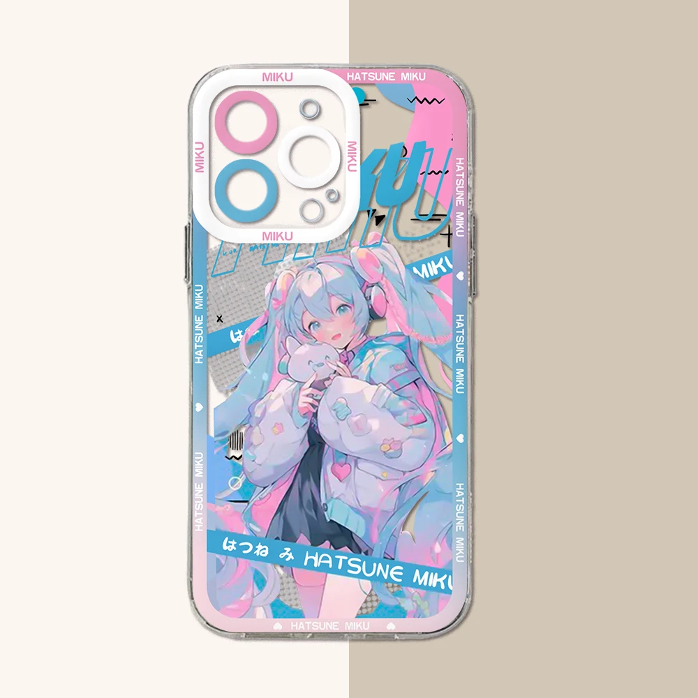 Anime H - Hatsune Miku Clear TPU Phone Case - Vibrant Design and ...