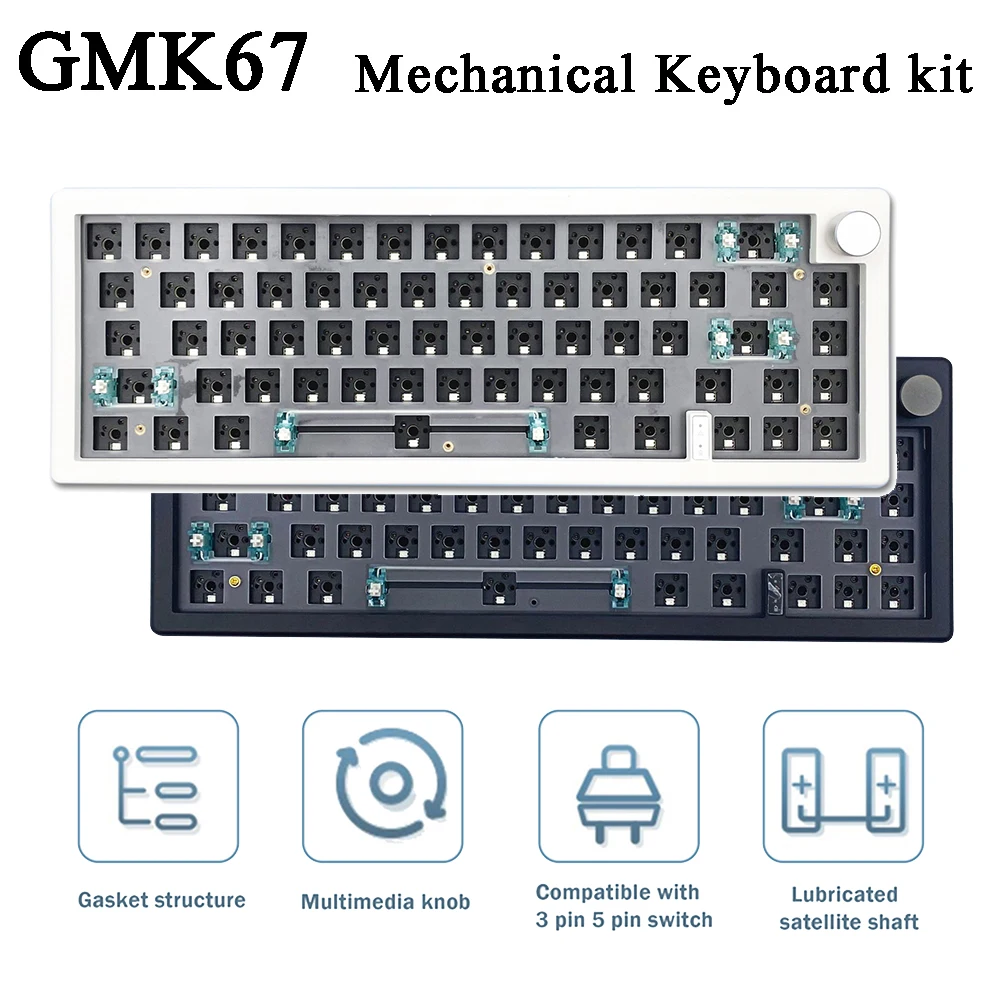 GMK67-TESTER68-Mechanical-Keyboard-Hot-Swappable-67-Keys-Keyboard-Kit ...