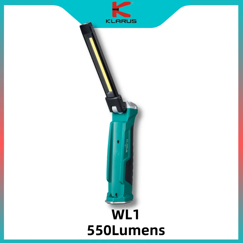 KLARUS WL1 max 550 lumen Micro USB Recharging Work Light 180 Degress ...