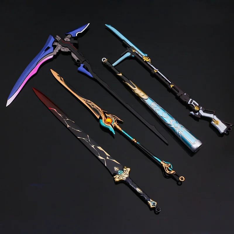 Game-Honkai-Star-Rail-Metal-Weapon-Sword-Model-Xi-er-Yanqing-Jingyuan ...
