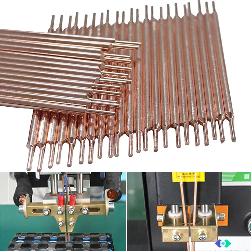 2pcs 3x80x1.5mm Lithium Battery Spot Welder Electrode Tip Welder ...