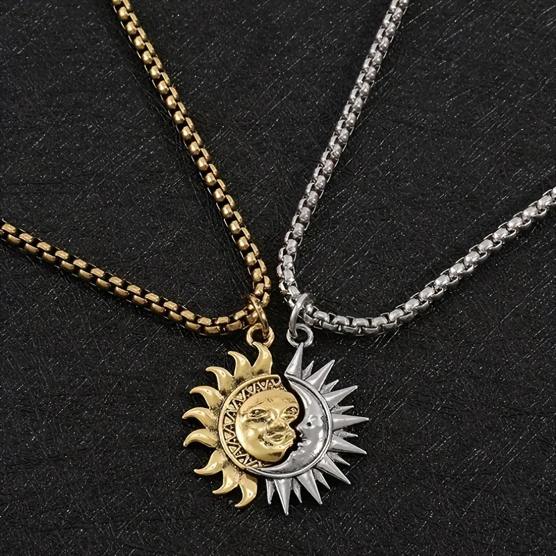 Sun & Moon Matching Necklace | Dagiba Jewelry