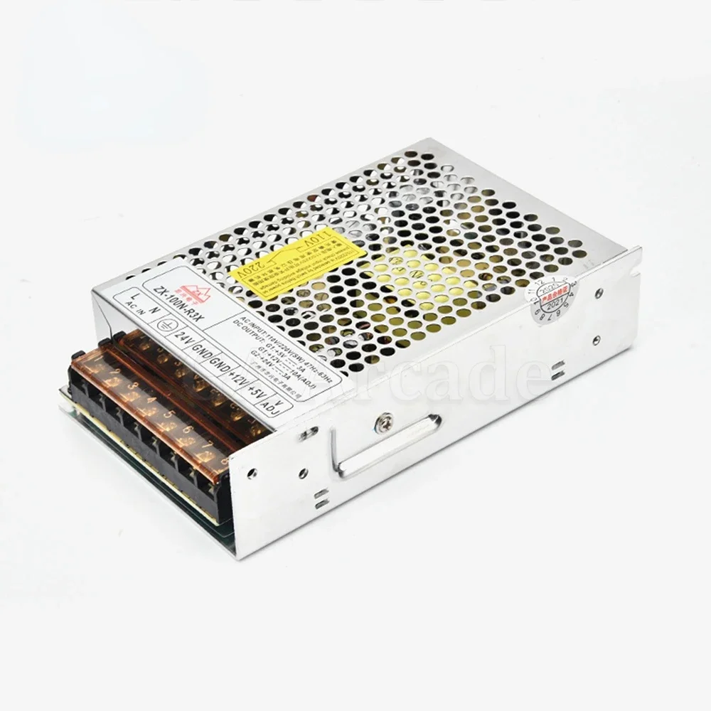 Arcade jamma Parts 110v 220v 5V 3A / 12V 10A / 24V 3A Power Supply ...