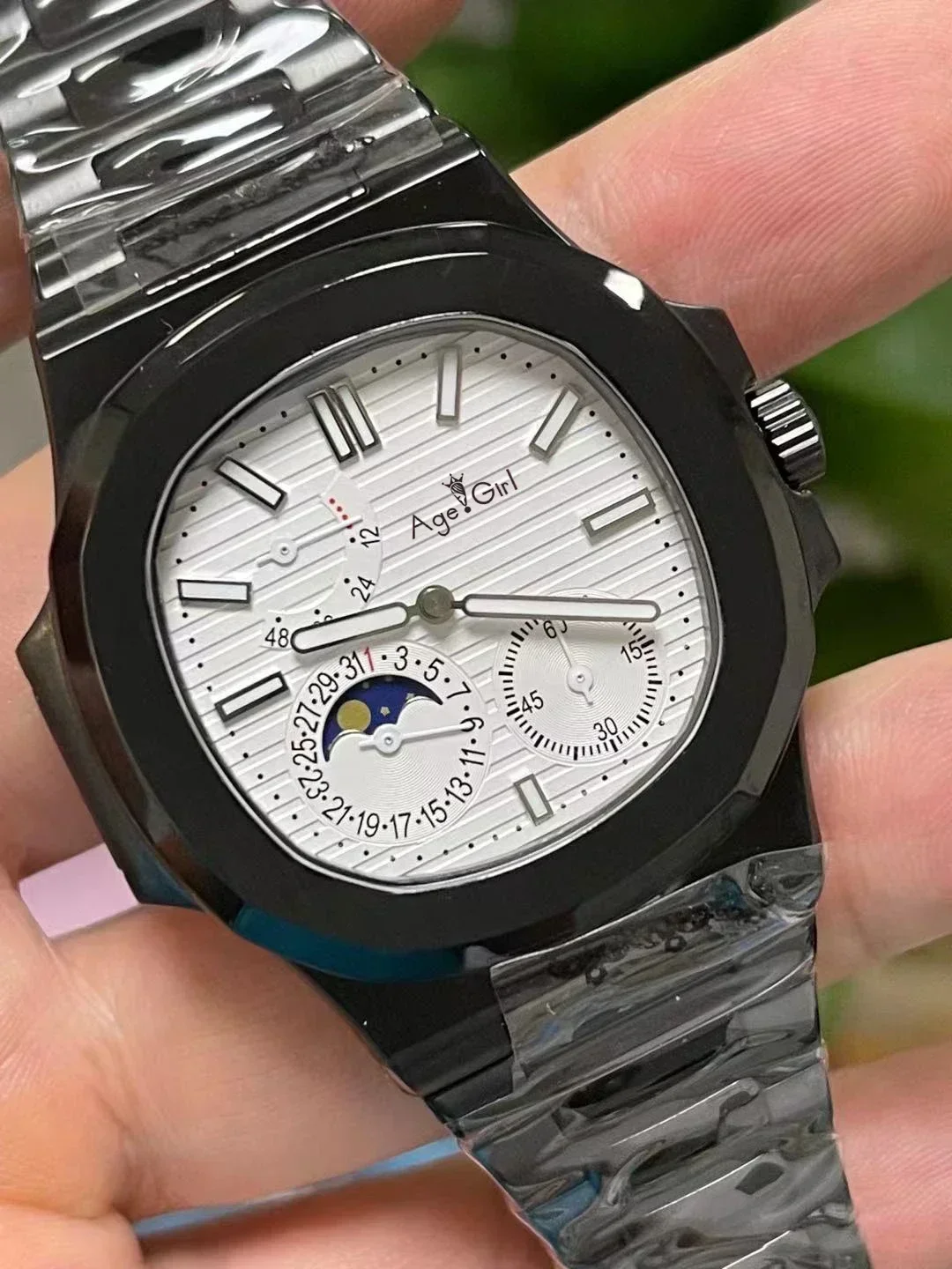 Luxury-New-Men-Automatic-Mechanical-Watch-Stainless-Steel-Full-Black ...