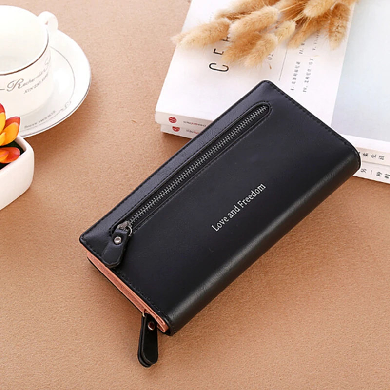 Wallet Purses Lady Purse Long | Women Wallet Large Money Bag - Women ...