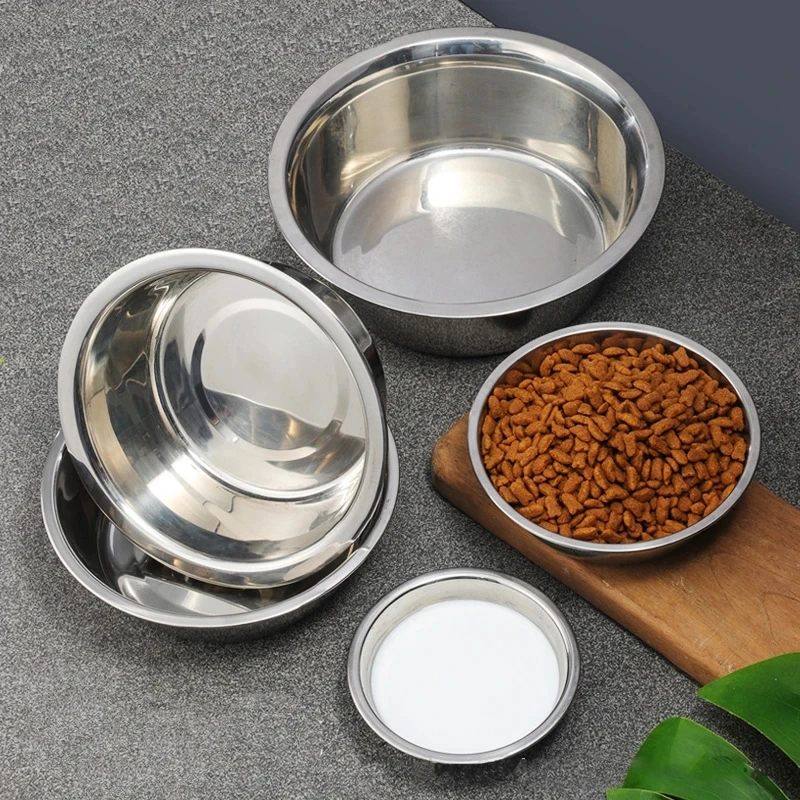 Stainless-Steel-Metal-Dog-Bowl-for-Small-Medium-Large-Dogs-Replacement ...