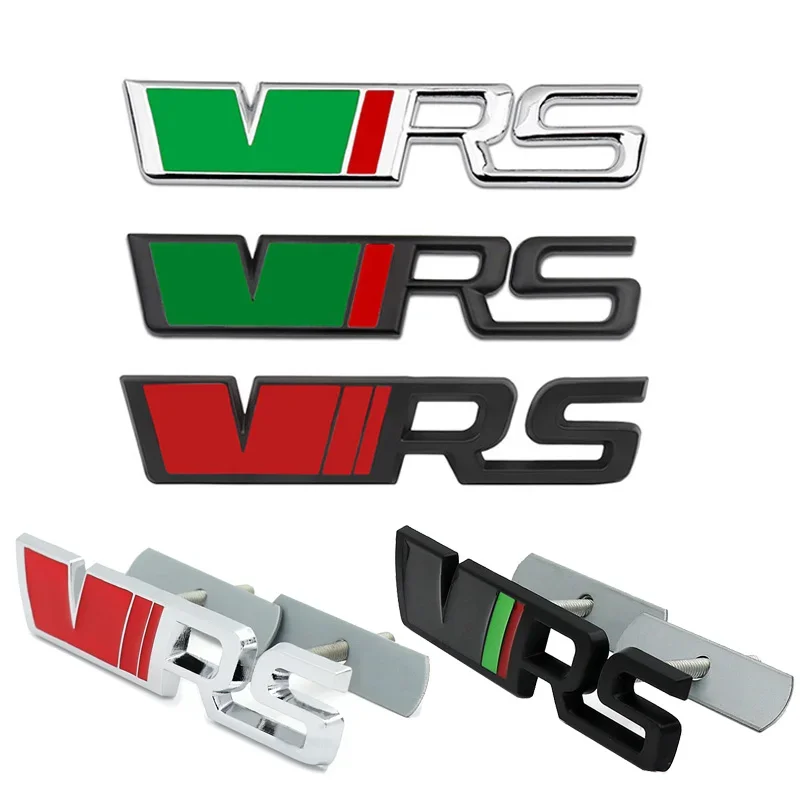 Metal-VRS-Car-Sticker-Front-Grille-Emblem-Badge-Decal-Decoration-for ...