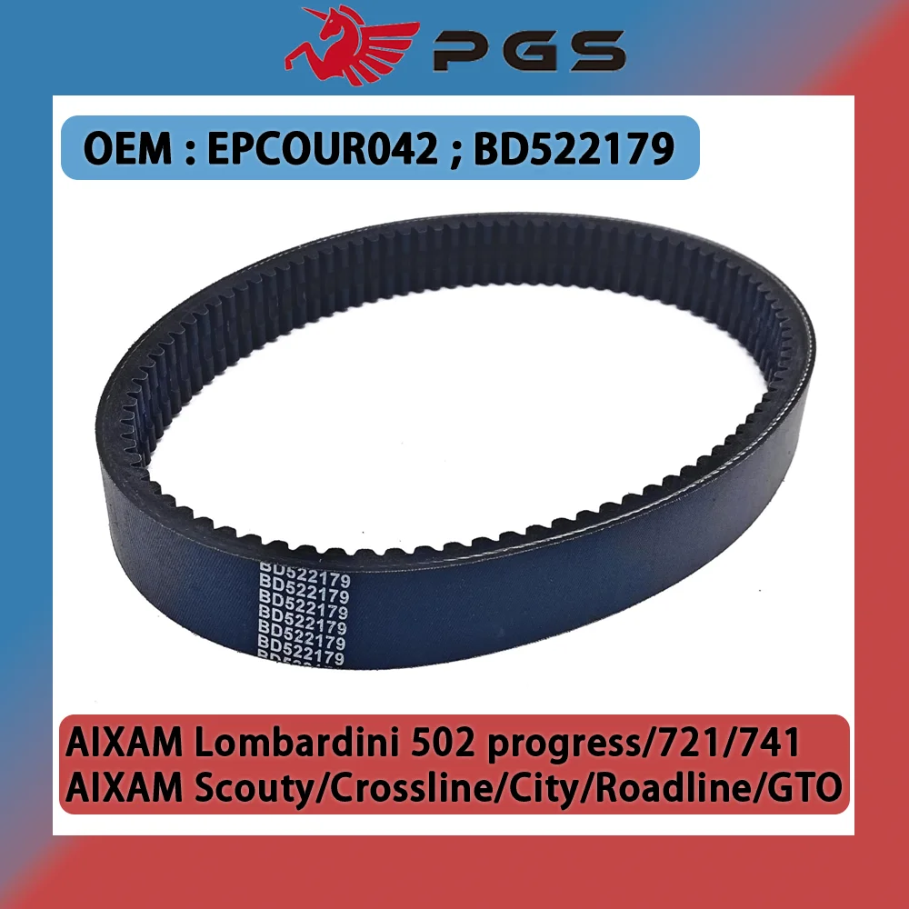 PGS-Drive-Belt-For-AIXAM-Lombardini-502-Progress-GTO-Scouty-Crossline ...