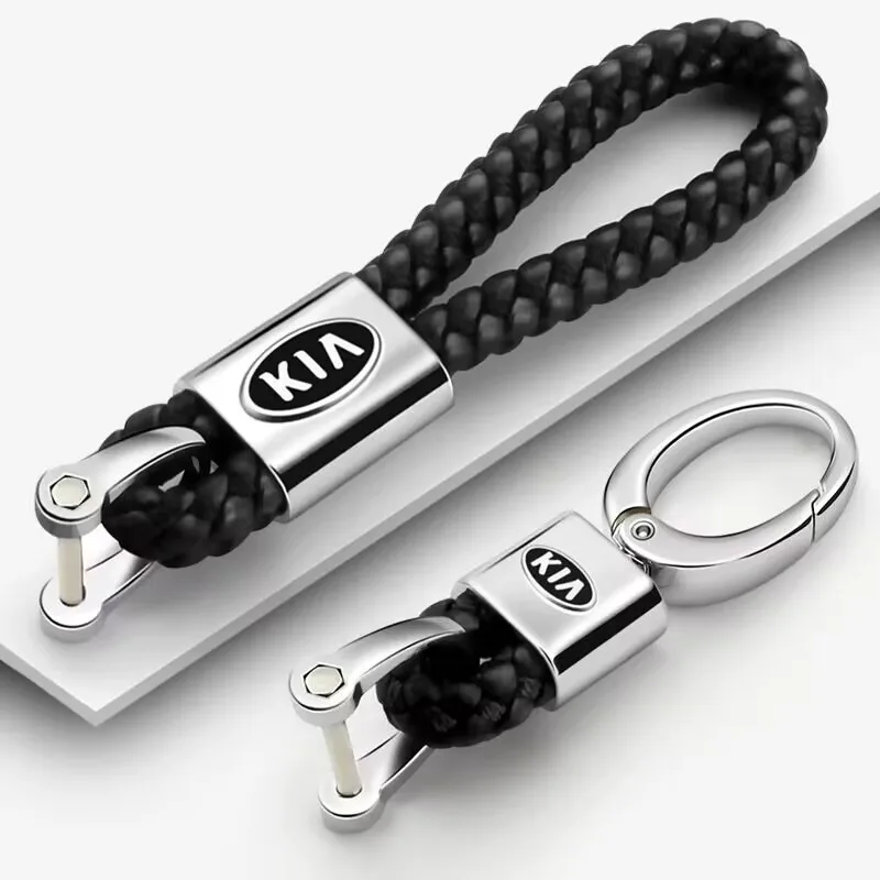 Metal-Leather-Car-Styling-Keychain-KIA-sportage-ceed-sorento-cerato ...