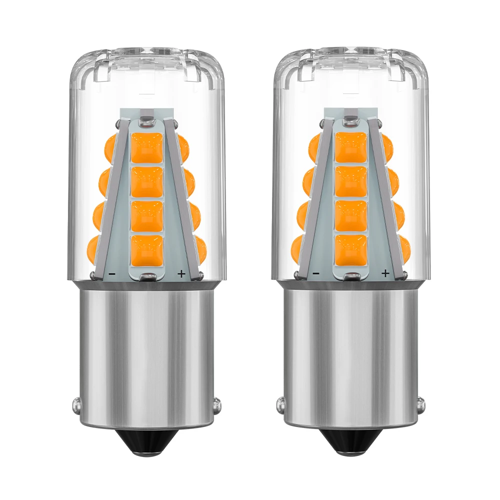 2pcs-Red-Amber-White-1156-BA15S-P21W-1157-BAY15D-P21-5W-LED-Bulb-R5W ...