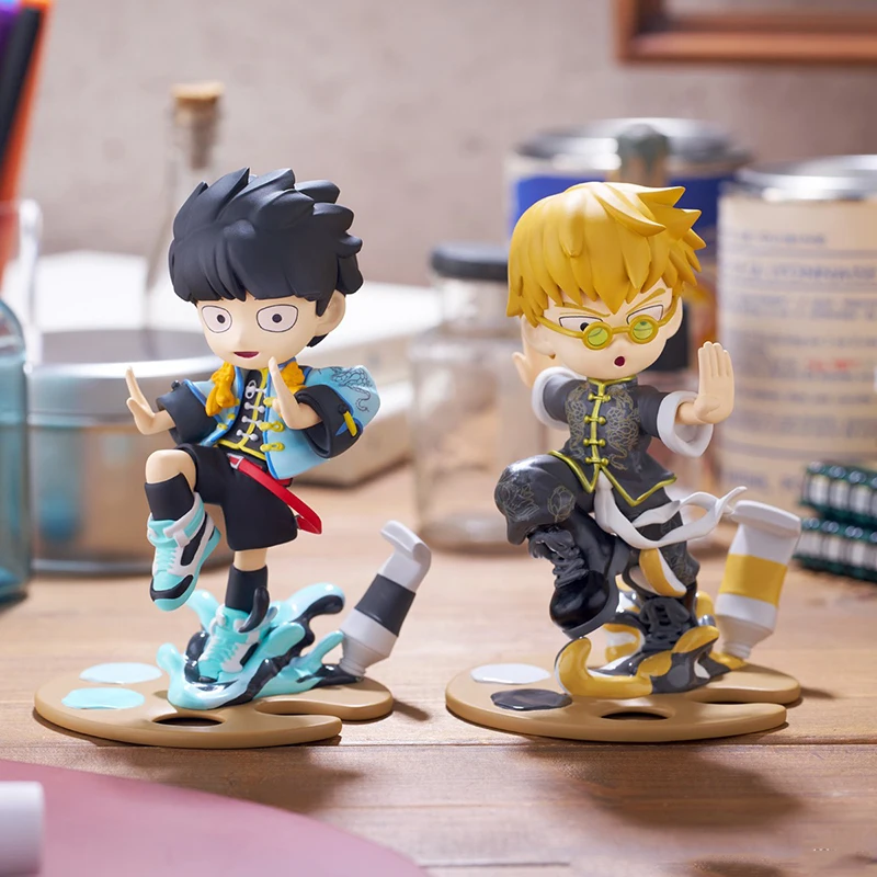 11cm Mob Psycho 100 III Arataka Reigen Anime Figure Shigeo Kageyama ...