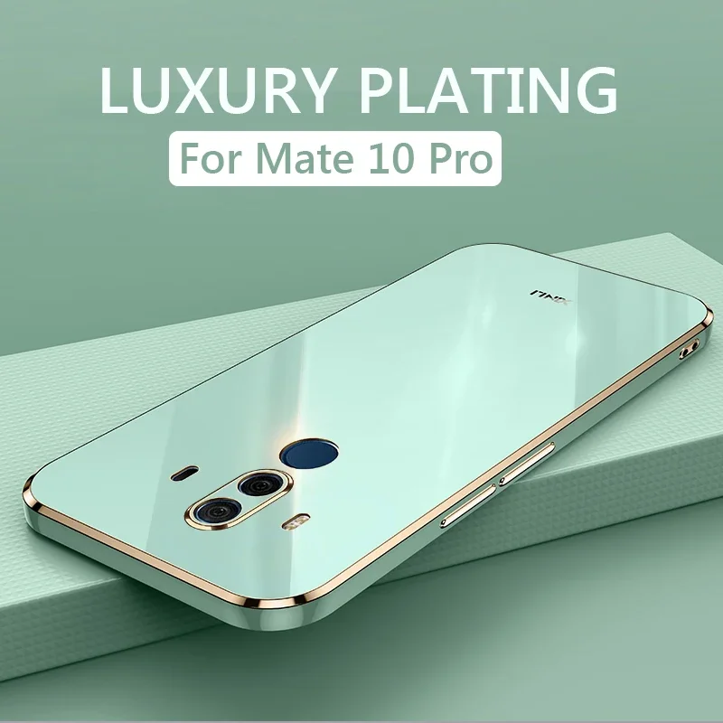 Casing-Ponsel-Lapisan-Persegi-Mewah-untuk-Huawei-Mate-10-Pro-Mate10-Pro-Tahan-Benturan-Sampul ...
